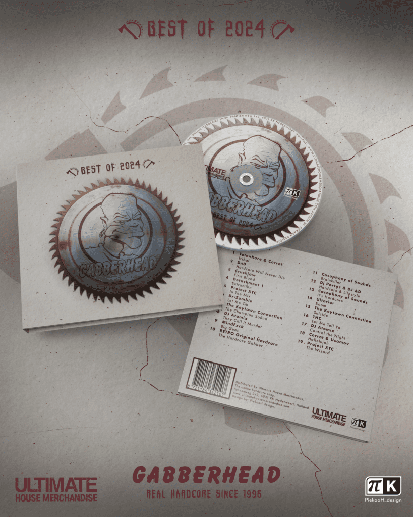 Gabberhead - Best Of 2024 (GH-CD005) - Ultimate House Merchandise