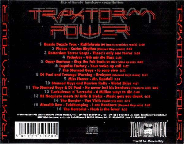 Traxtorm Power (TRAXCD 04) - Ultimate House Merchandise
